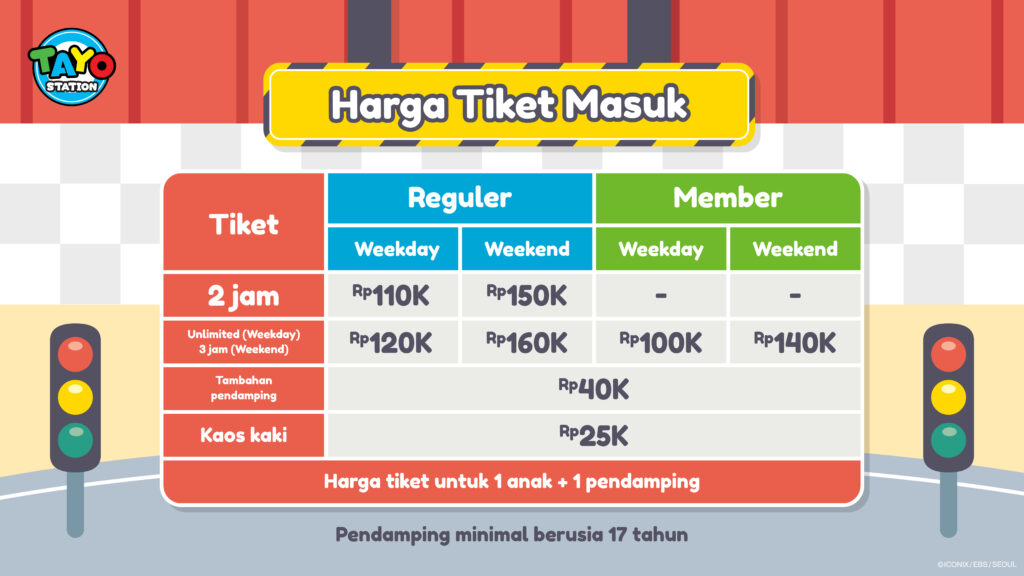 Ticket Information - Tayo Station Indonesia
